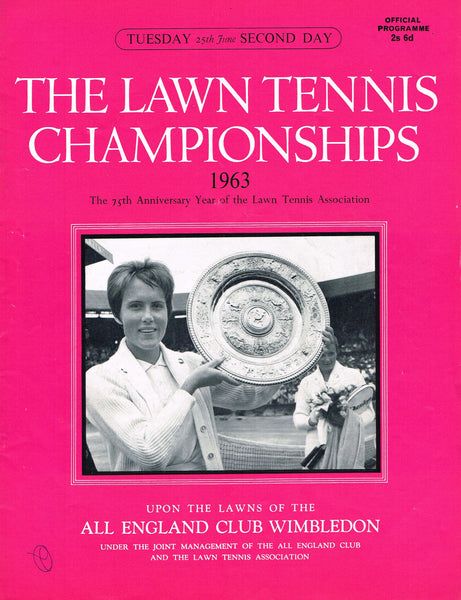 1963 Wimbledon Championships Daily Programmes – Tennis Gallery Wimbledon
