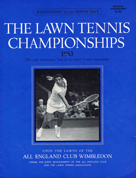 1963 Wimbledon Championships Daily Programmes – Tennis Gallery Wimbledon