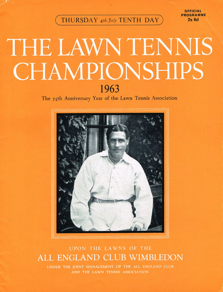 1963 Wimbledon Championships Daily Programmes – Tennis Gallery Wimbledon