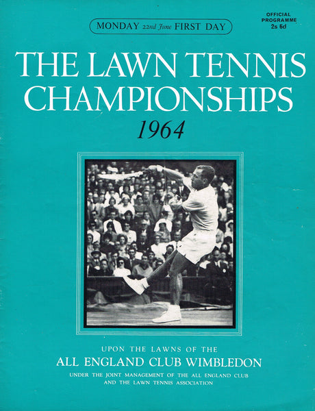 1964 Wimbledon Championships Daily Programmes – Tennis Gallery Wimbledon