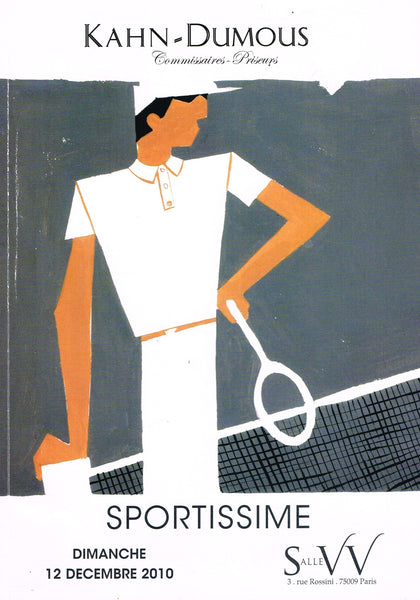 Kahn-Dumous Sports Memorabilia Auction Catalogue – Tennis Gallery Wimbledon