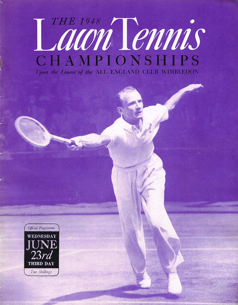 1948 Wimbledon Championships Day 3 Programme – Tennis Gallery Wimbledon