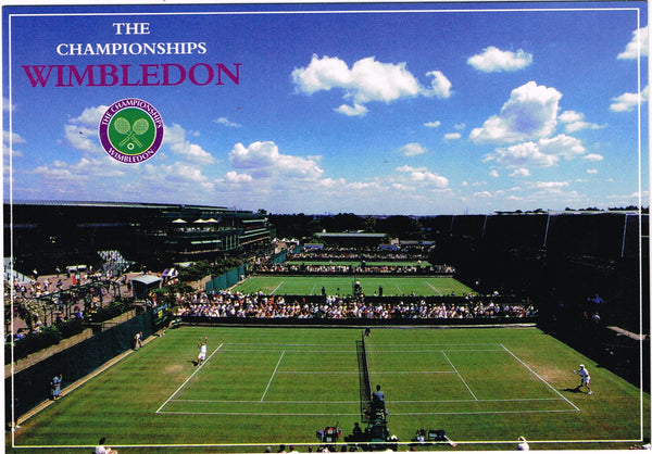 Outside Courts, Wimbledon Postcard (Order Code ST2896) – Tennis Gallery ...